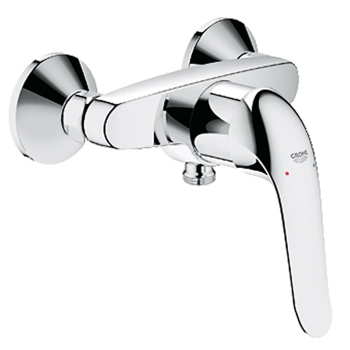 Grohe Euroeco Wall mounted Basin Mixer 205mm | Robertson Bathware