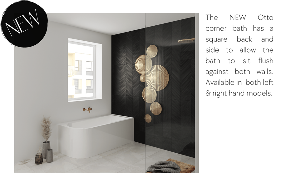 Elementi Baths: Featuring the new Corner Bath